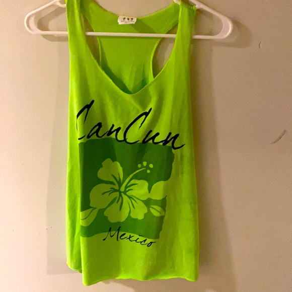 Tops | Green Tank | Poshmark